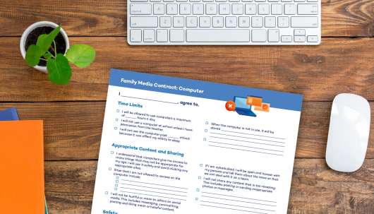 Family Media Agreement Printables For Your Electronics - Panda Security
