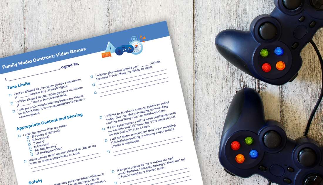 Family Media Agreement Printables For Your Electronics - Panda Security