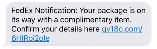 FTC Warns of text-messaging scam claiming to be from UPS, FedEx