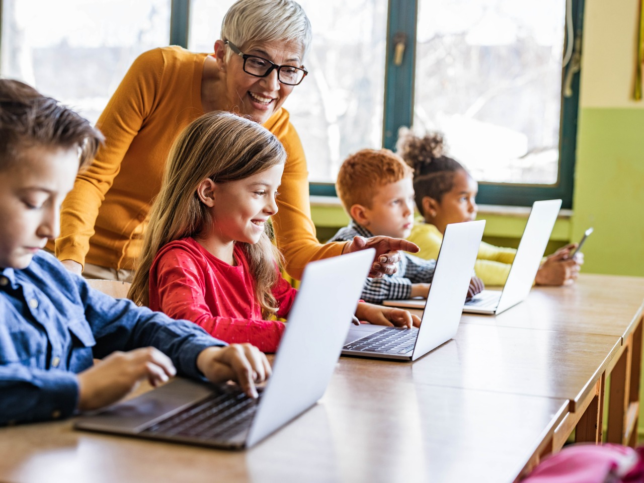 Children Working In Classroom