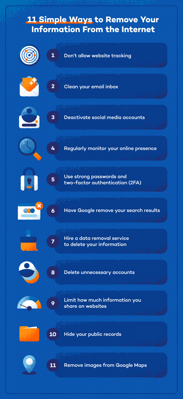 11 Simple Ways to Remove Your Information From the Internet