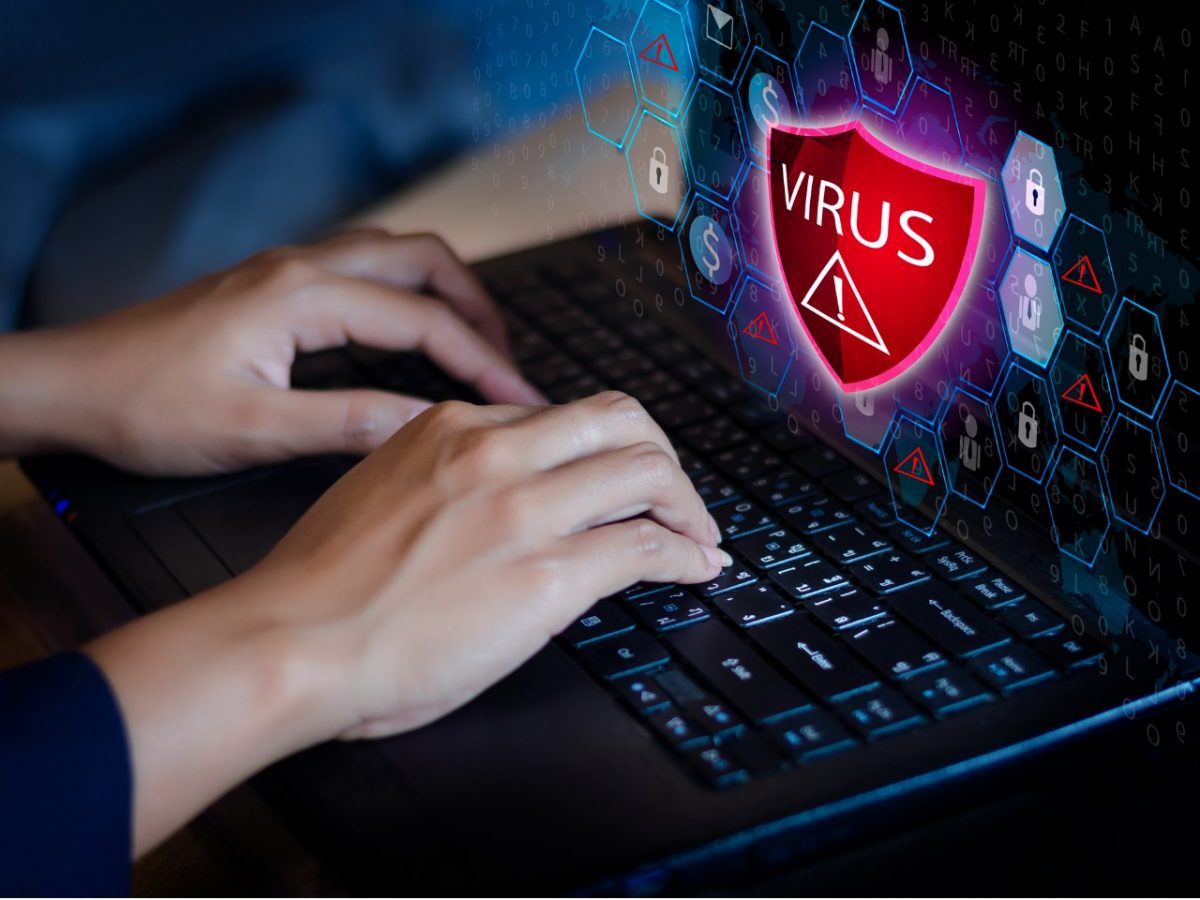 Señales De Advertencia De Virus Informáticos Virus Detectado Señal